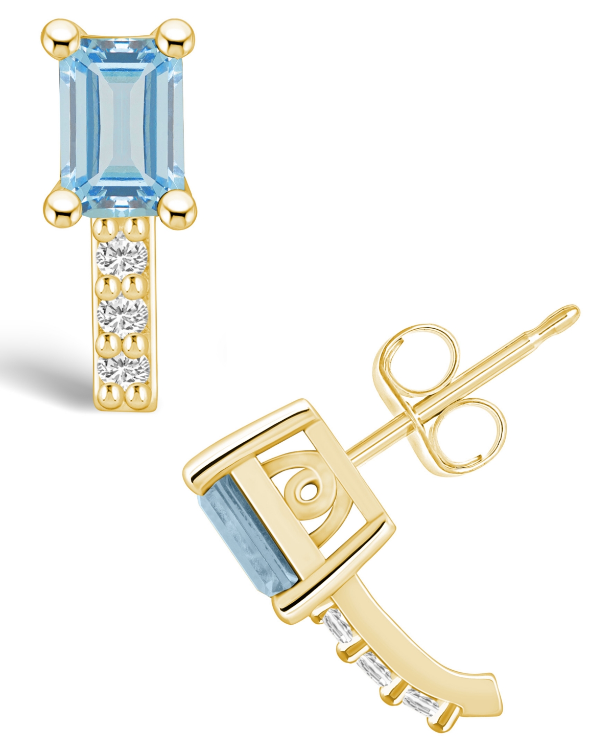 Click here for Macys Aquamarine (1 ct. t.w.) and Diamond (1/8 ct.... prices