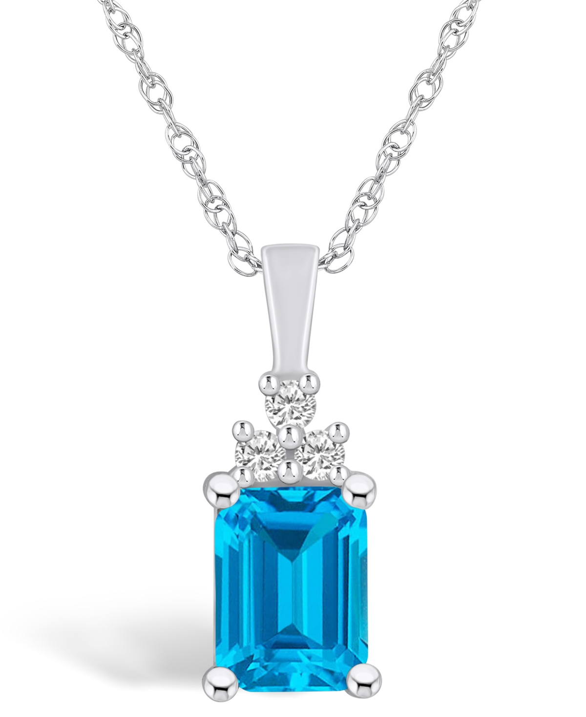 Click here for Macys Blue Topaz (2 Ct. T.w.) and Diamond (1/10 Ct... prices