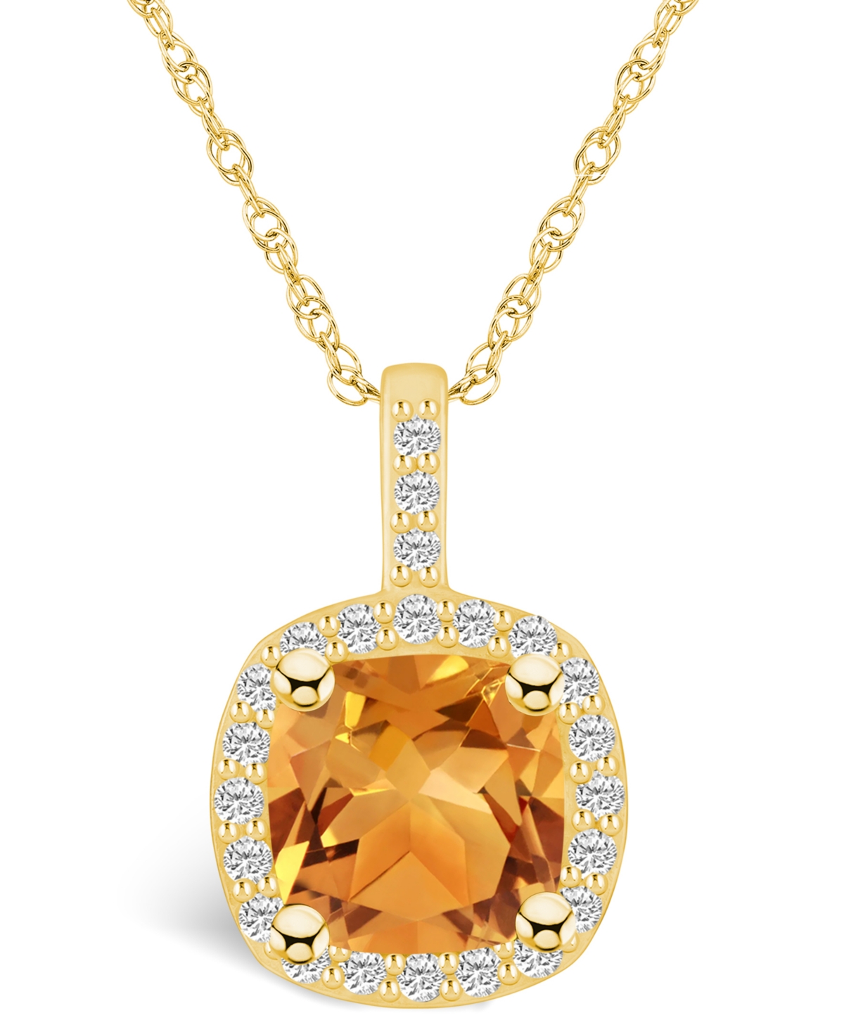 Click here for Macys Citrine (2 Ct. T.w.) and Diamond (1/4 Ct. T.... prices