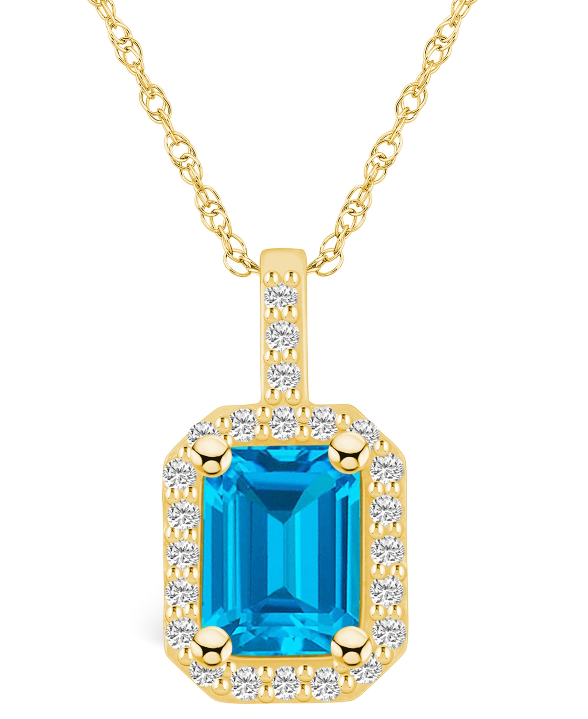 Click here for Macys Blue Topaz (2 Ct. T.w.) and Diamond (1/4 Ct.... prices