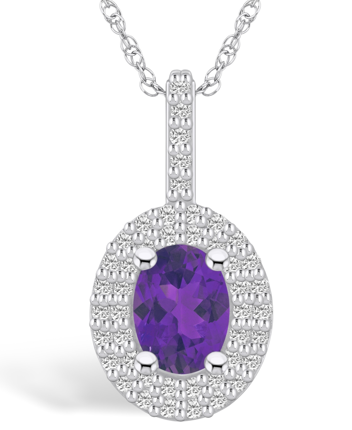 Click here for Macys Amethyst (1-1/5 Ct. T.w.) and Diamond (1/2 C... prices