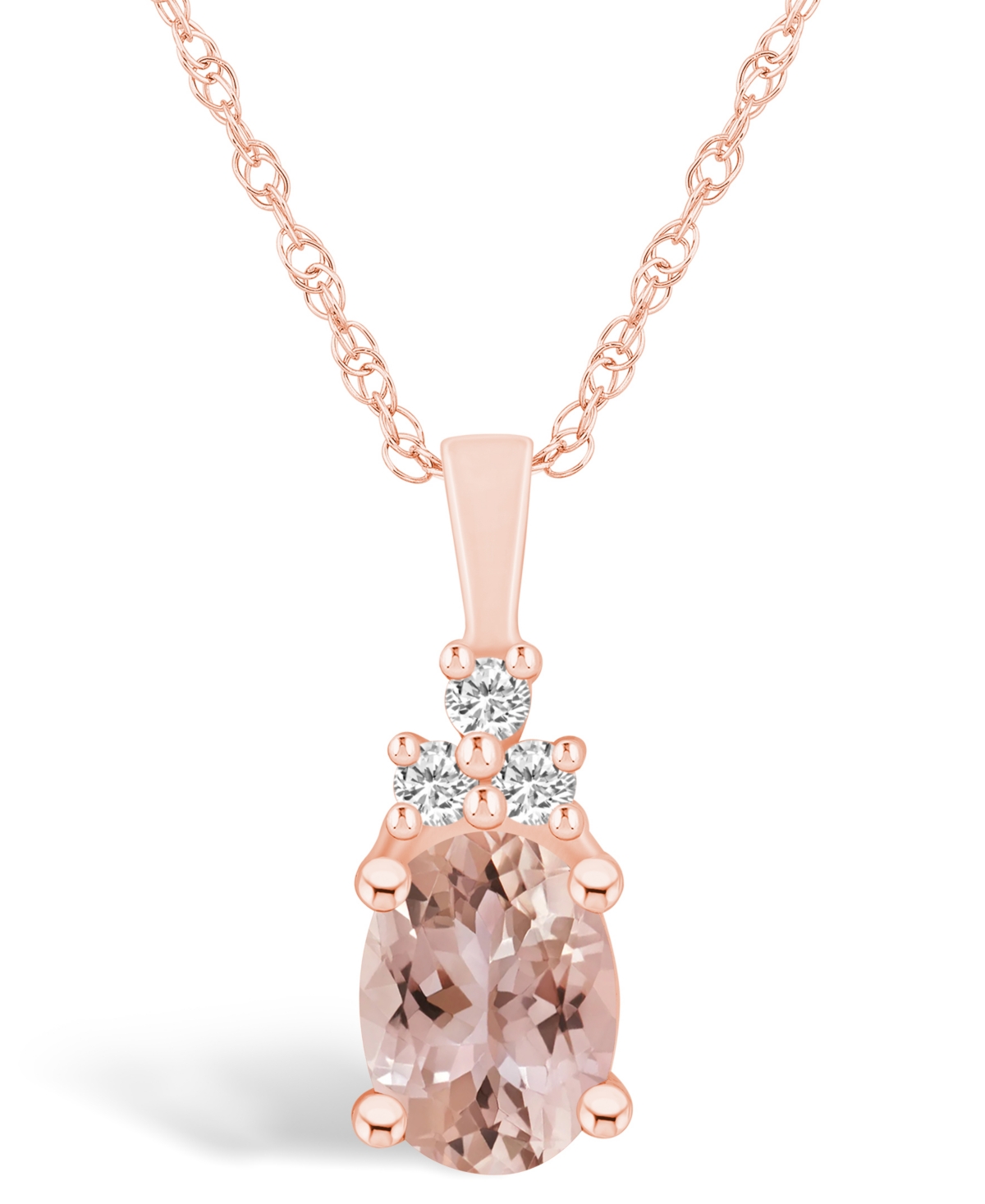 Click here for Macys Morganite (1-1/7 Ct. T.w.) and Diamond (1/10... prices