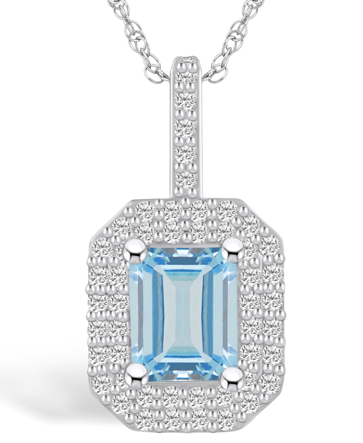 Click here for Macys Aquamarine (1-3/8 Ct. T.w.) and Diamond (1/2... prices