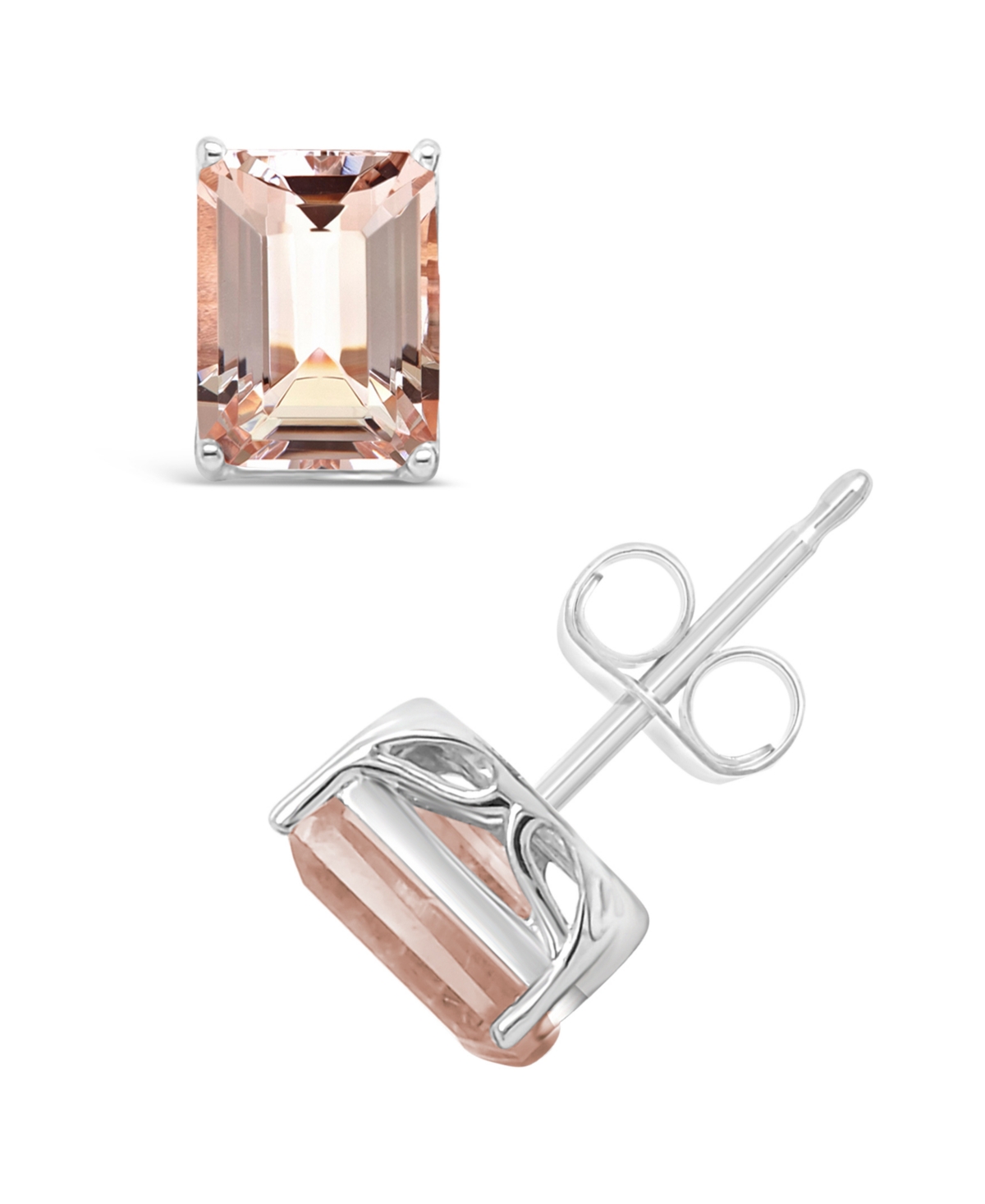 Click here for Macys Morganite (2-3/4 ct. t.w.) Stud Earrings in... prices