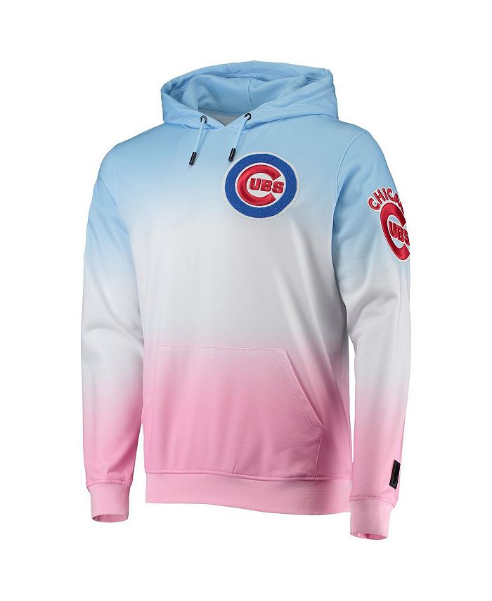 Pro Standard Men's Blue, Pink Chicago Cubs Ombre Pullover Hoodie - Macy's