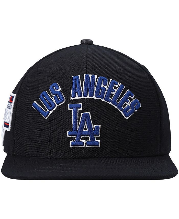Pro Standard Men's Black Los Angeles Dodgers Stacked Logo Snapback Hat ...