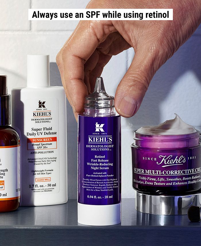 Kiehl's Since 1851 Retinol Fast Release Wrinkle-Reducing Night Serum, 0 ...