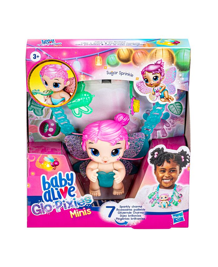 Baby Alive Glo Pixies Minis Carry‚ Aon Care Necklace, Sugar Sprinkle ...