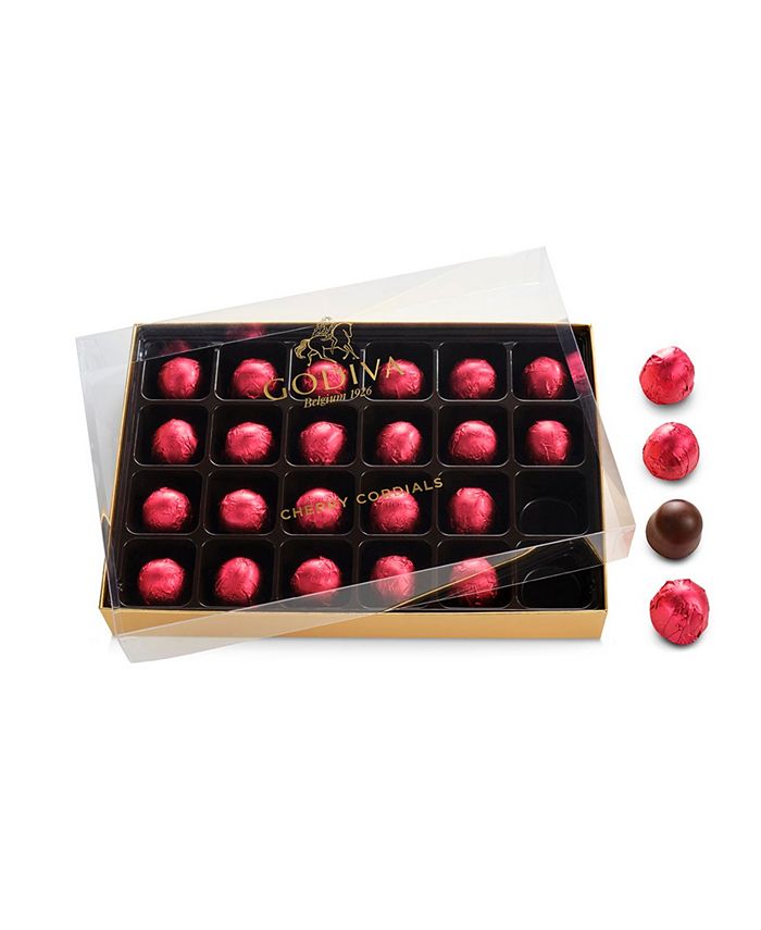 Godiva Cherry Cordial Gift Box, 24 Piece - Macy's