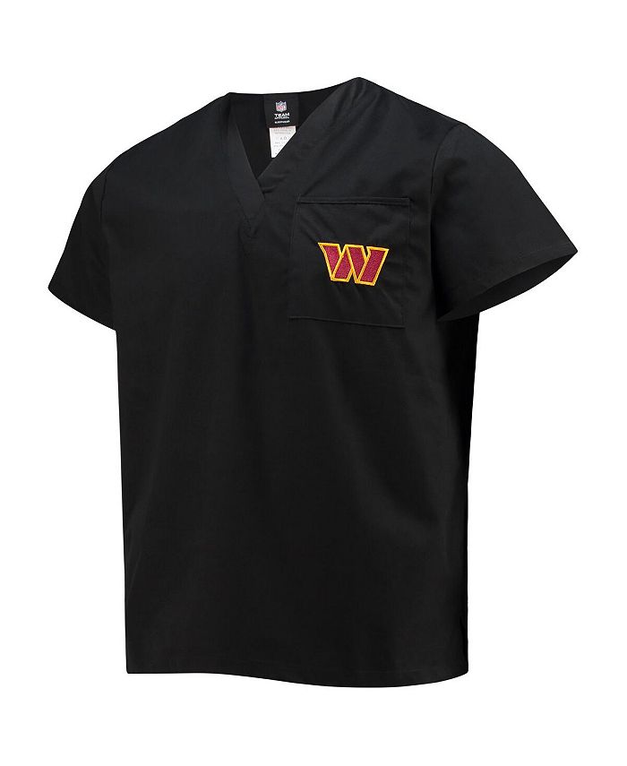 Concepts Sport Men's Black Washington Commanders V-Neck Scrub Top - Macy's