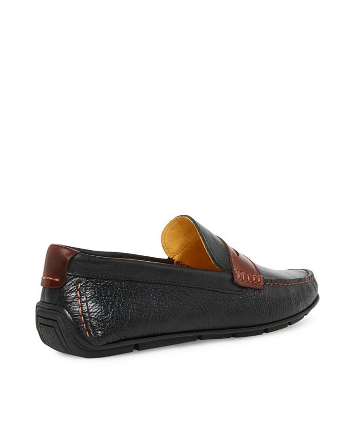 Steve Madden Men's Tatem Leather Penny Loafers - Macy's