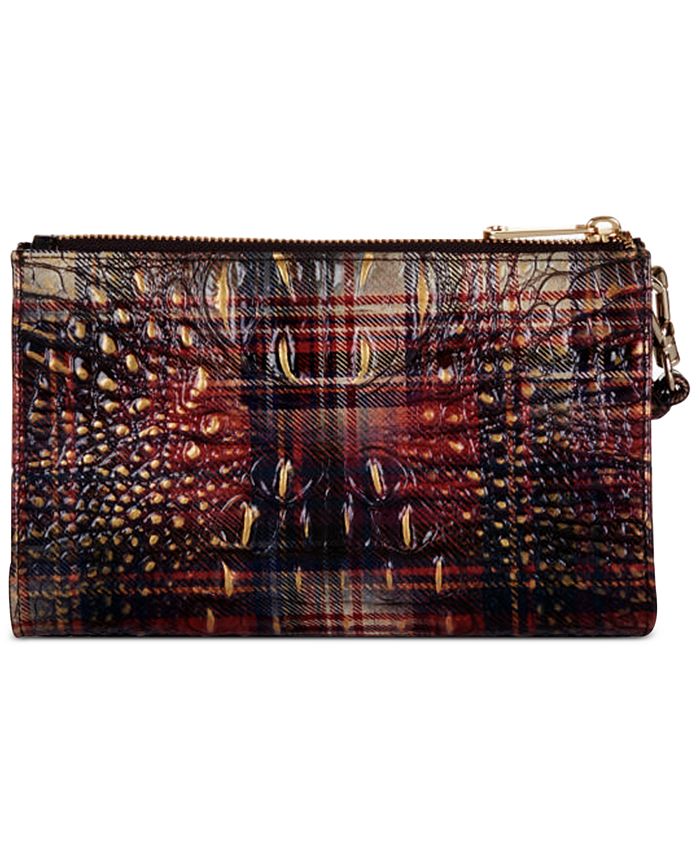 Brahmin Daisy Melbourne Embossed Leather Clutch & Reviews - Handbags ...