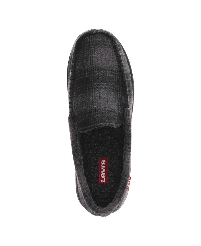 Levi's Men's Fields Buffalo Memory Foam Slippers - Macy's