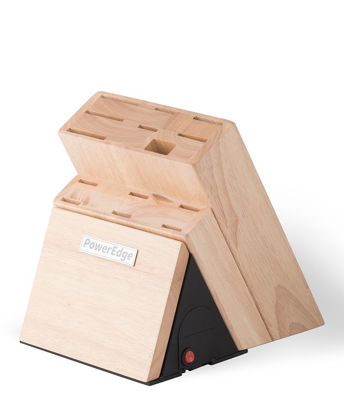 Everyday Solutions PowerEdge Knife 15 Piece Knife Block Set with Built ...