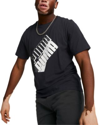 Puma Men's Power Logo Graphic Short-Sleeve T-Shirt - Macy's