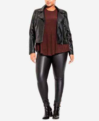 City Chic Plus Size Trendy Savannah Jacket - Macy's