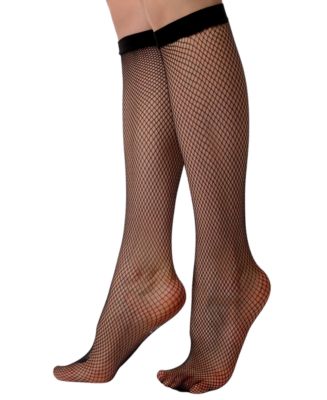 Women's European Made Fishnet 1 Pair of Knee-highs - Macy's