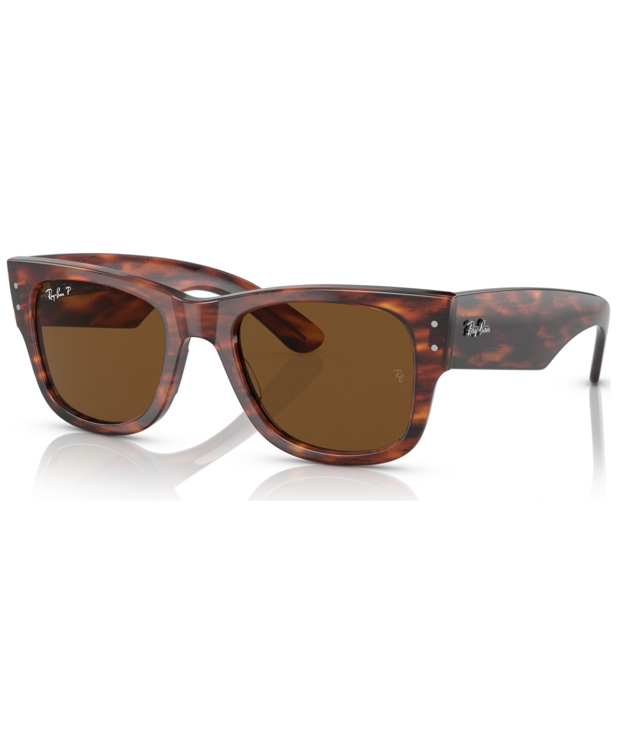 Click here for Ray-Ban Unisex Mega Wayfarer 51 Polarized Sunglass... prices