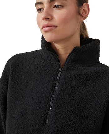 COTTON ON Women's Explorer Sherpa Sweater & Reviews - Activewear ...