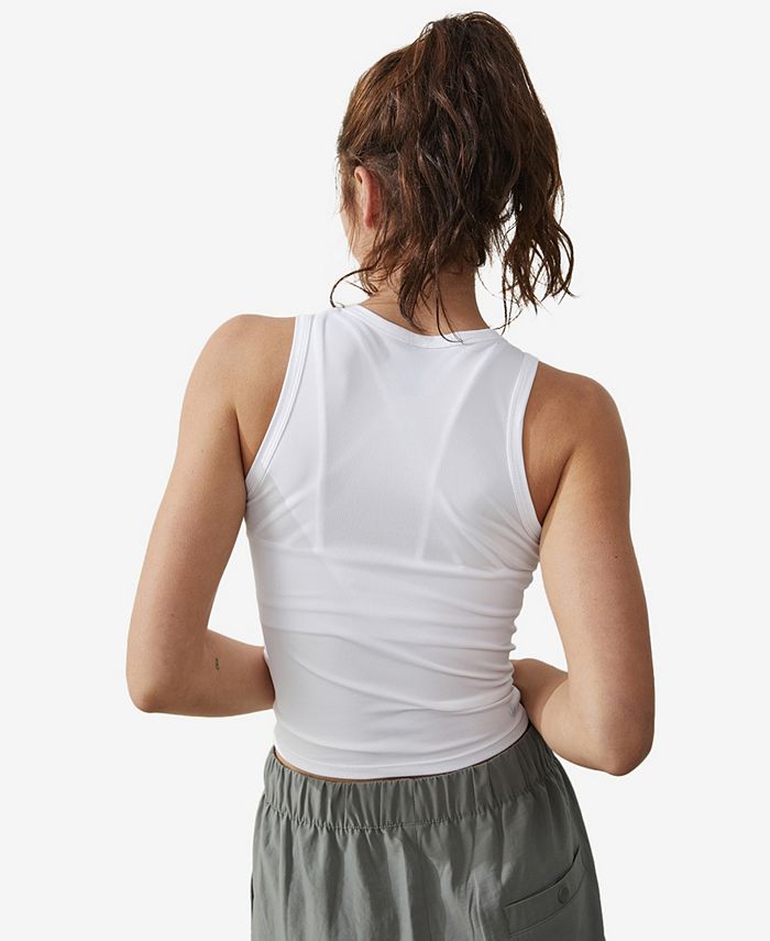 COTTON ON Women's Active Rib Tank Top - Macy's