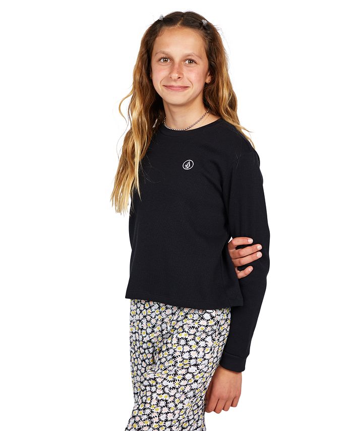 Volcom Big Girls Thermality Long Sleeve T-shirt & Reviews - Shirts ...
