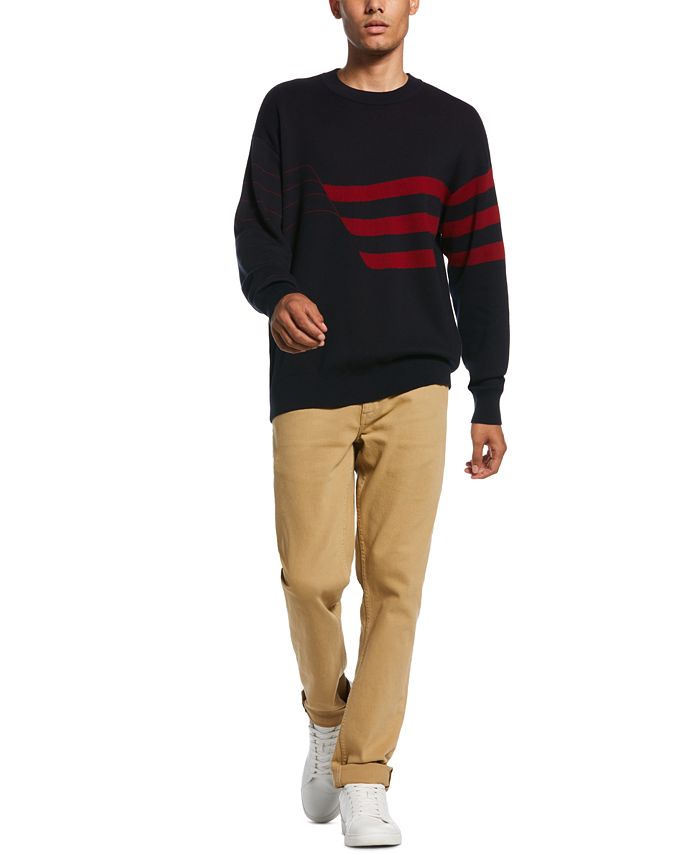 Perry Ellis America Men's Flag Crew Neck Sweater - Macy's