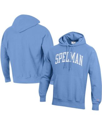 Men's Champion Light Blue Spelman College Jaguars Tall Arch Pullover ...