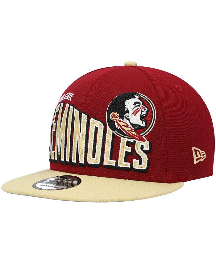 New Era Men's Garnet Florida State Seminoles Two-Tone Vintage-Like Wave ...