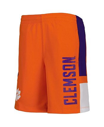 Outerstuff Big Boys Orange Clemson Tigers Lateral Mesh Performance ...