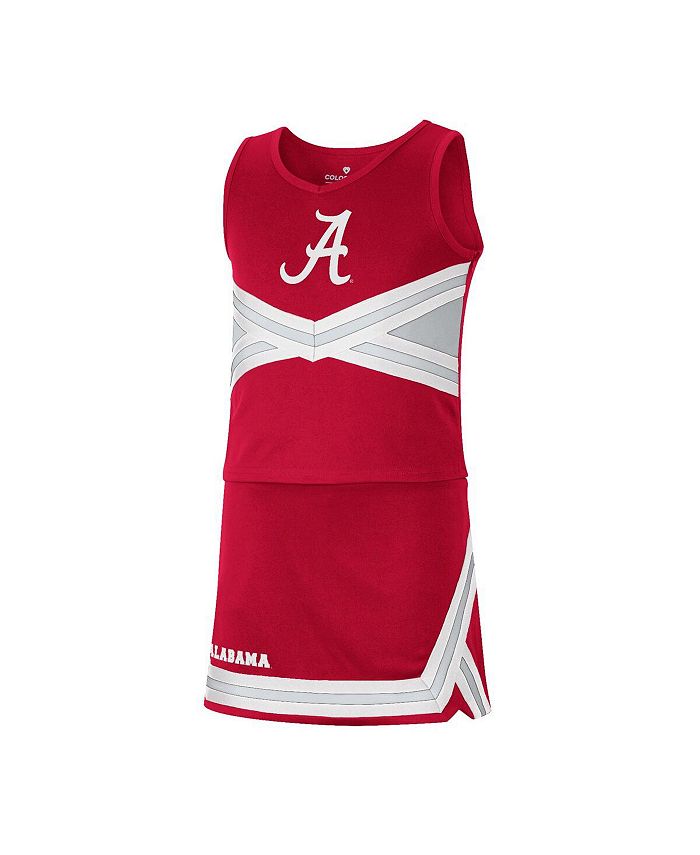 Colosseum Big Girls Crimson Alabama Crimson Tide Carousel Cheerleader ...