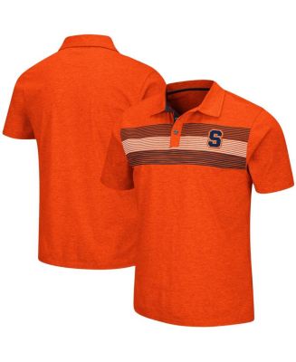 Men's Colosseum Heathered Orange Syracuse Orange Logan Polo Shirt - Macy's