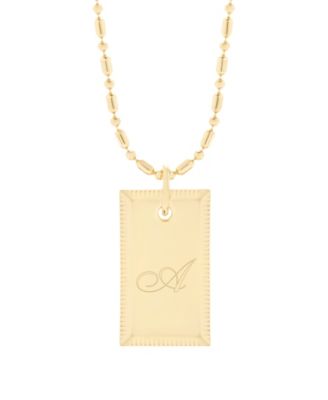 Brook and York Women s Harper Initial Pendant Metallic Necklaces