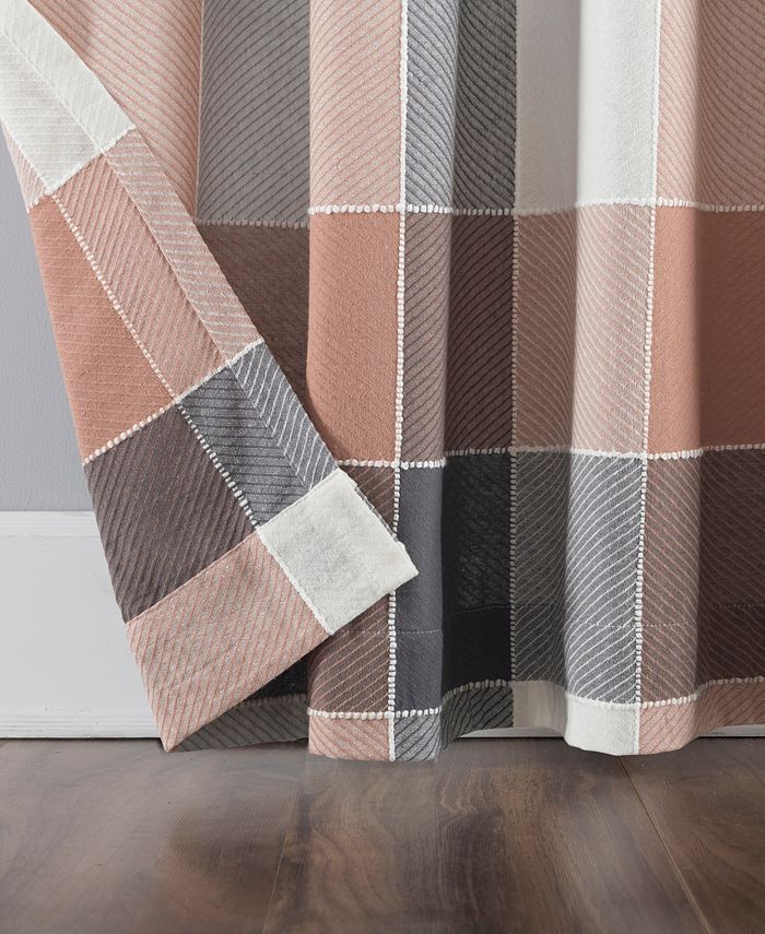 Archaeo Colorblock Plaid Curtain Collection - Macy's