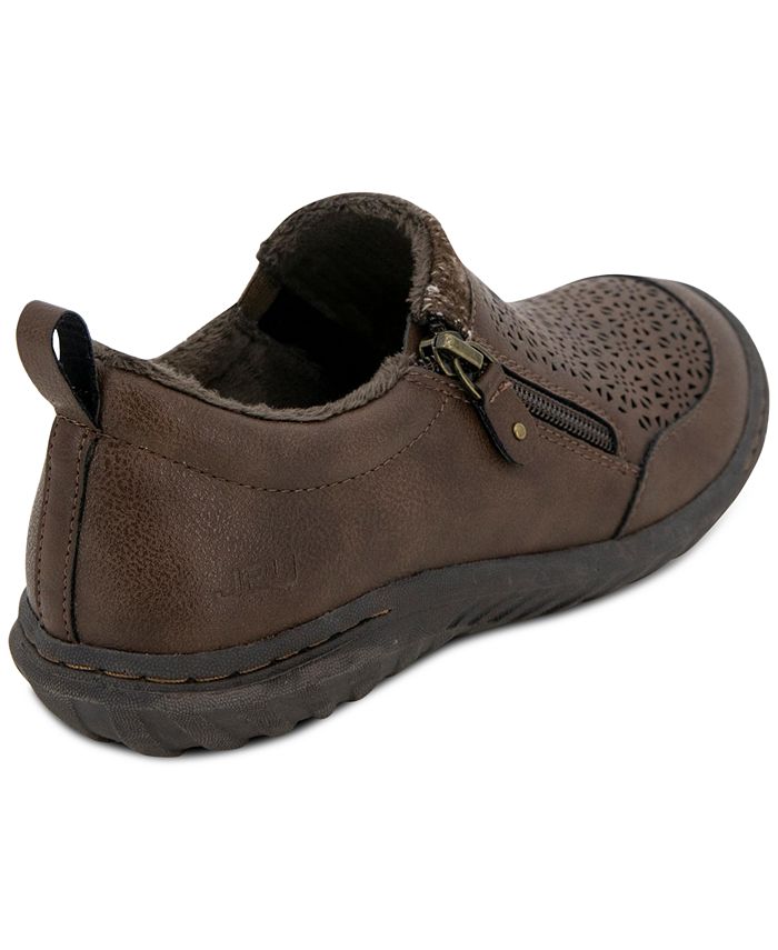 JBU Women's Amber Perforated Zipper Sneakers - Macy's