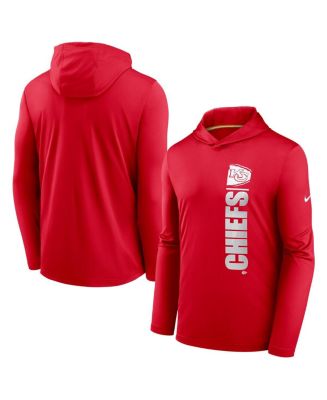 Men's Nike Red Kansas City Chiefs Fan Gear Team Stack Hoodie ...