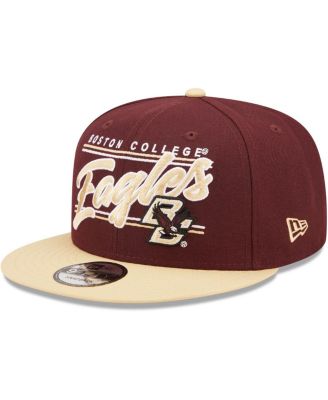 Men's New Era Maroon Boston College Eagles Team Script 9FIFTY Snapback ...