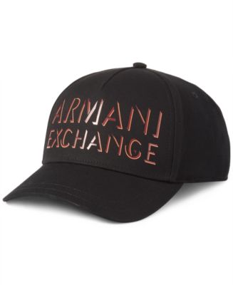 A|X Armani Exchange Men's Logo Embroidered Snapback Baseball Cap - Macy's
