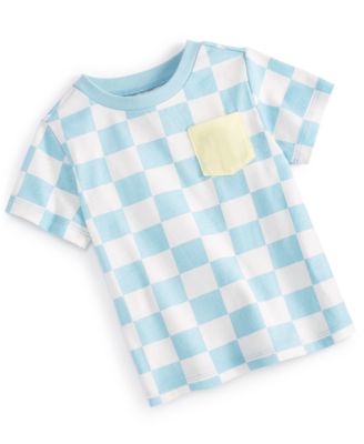 First Impressions Baby Boys Checker Board T-Shirt, Created for Macy's ...