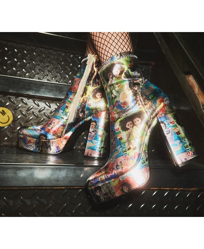 Steve Madden Women's Bianca Platform Square-Toe Booties & Reviews ...