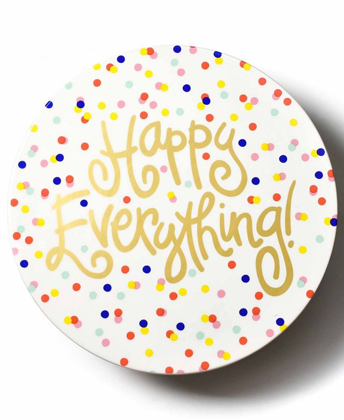 Happy Everything by Laura Johnson Happy Dot Cake Stand, 14" - Macy's