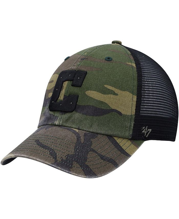 '47 Brand Men's '47 Camo Indianapolis Colts Branson Clean Up Trucker ...