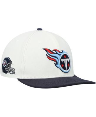 Men's Pro Standard White and Navy Tennessee Titans 2Tone Snapback Hat ...