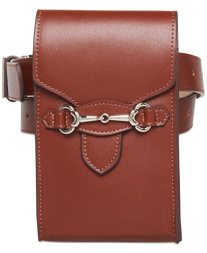 Steve Madden Women's Horse-Bit-Trim Pouch Belt Bag - Macy's