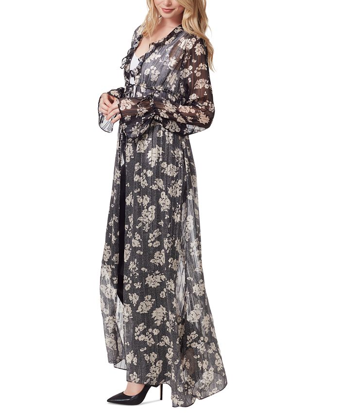 Jessica Simpson Gaia Sheer Ruffle Duster Top & Reviews - Tops - Women ...