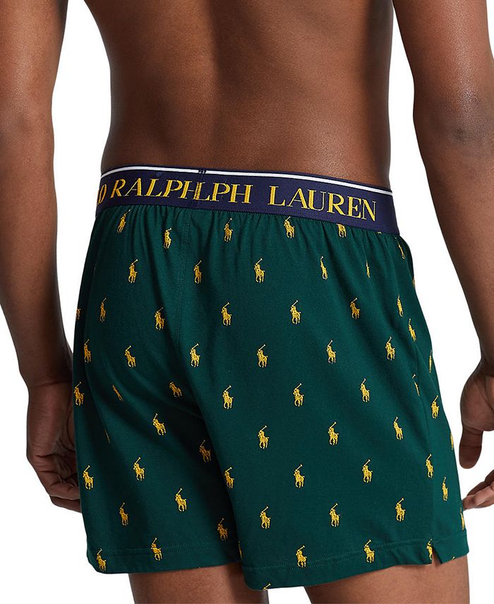 Polo Ralph Lauren Men's Cotton Blend Exposed Waistband Boxers - Macy's