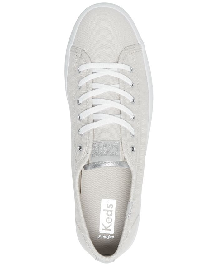Keds Women's Triple Up Canvas Metallic Platform Casual Sneakers from ...