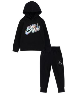 Jordan Toddler Boys Jumpman X Nike Iridescent Pullover Hoodie and Pants ...