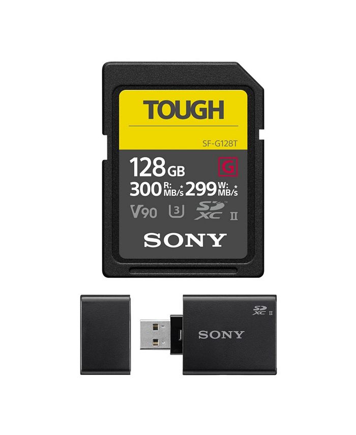 Sony 128Gb Uhs-Ii Tough G-Series Sd Card With Mrw-S1 Sd Uhs-Ii Usb ...