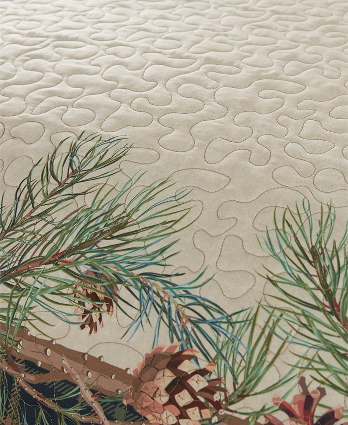 Donna Sharp Pine Boughs 3 Piece Quilt Set, Queen - Macy's