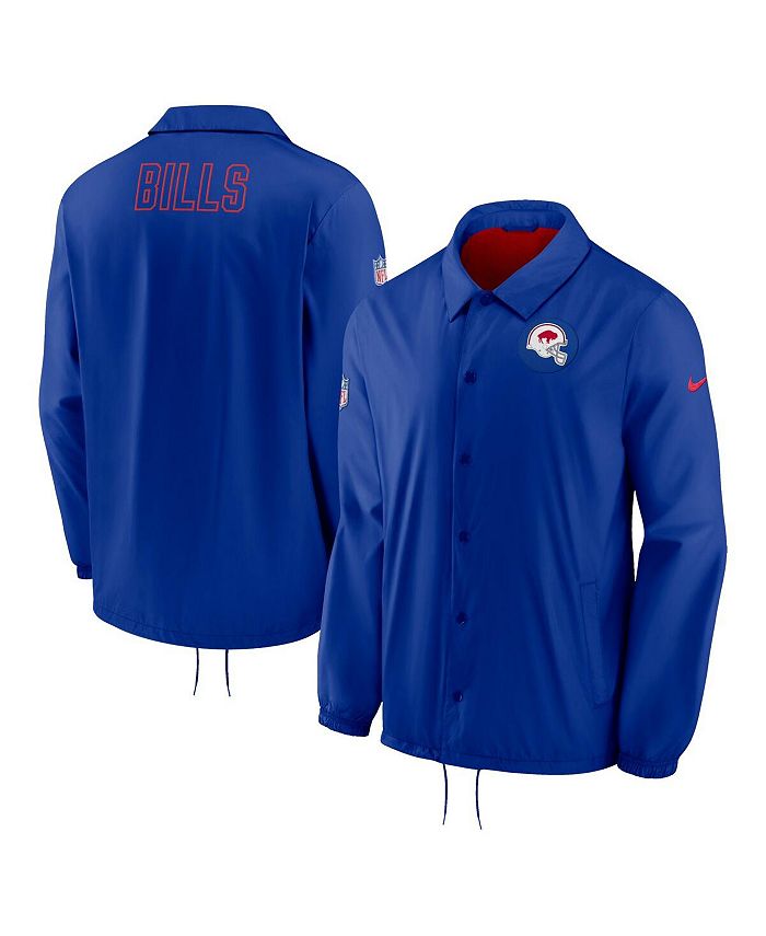 Nike Men's Royal Buffalo Bills Sideline Coaches Performance Full-Snap ...